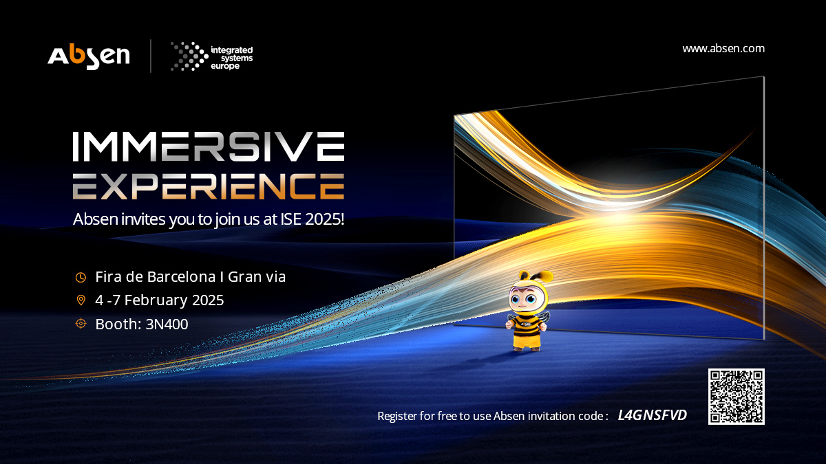 Absen LED to Display an Immersive Experience at ISE 2025 | Absen Inc.