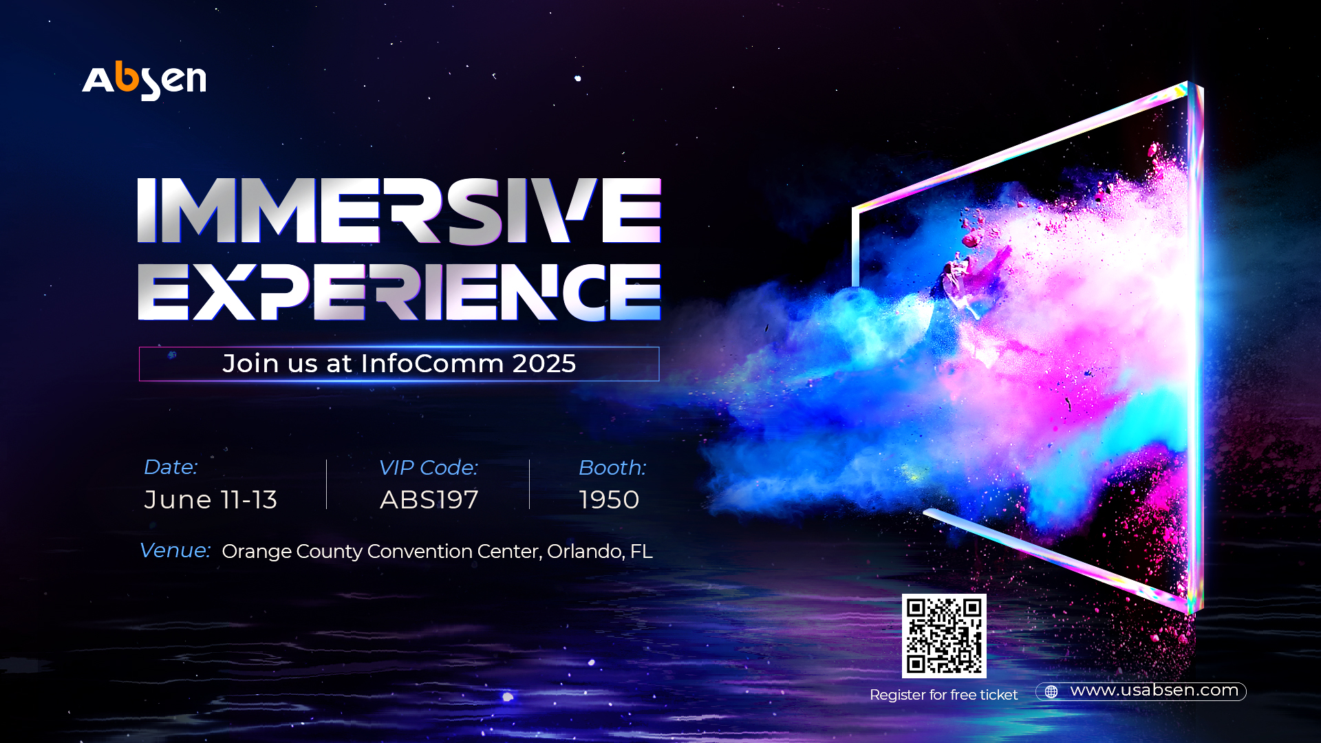 Absen to Unveil New Displays and an Extensive Lineup of Professional AV Solutions at InfoComm ...